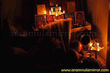 Aranmula Kannadi in Pooja Room - ARANMULA KANNADI