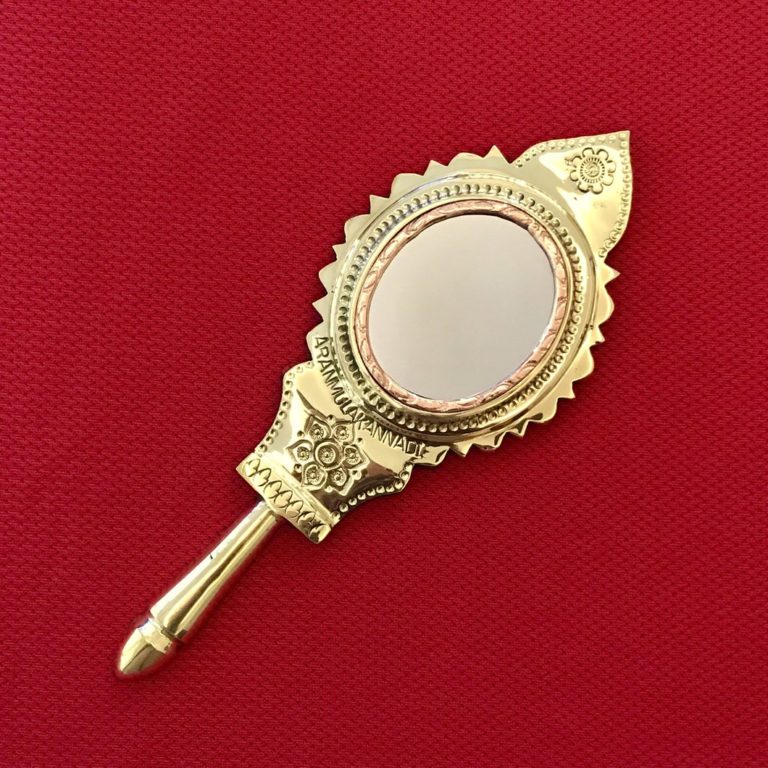 Valkannadi (Handmirror) – The most traditional model of aranmula metal ...